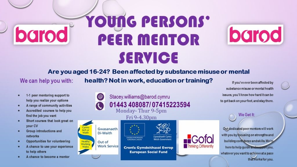 YOUNG PERSONS PEER MENTOR POSTER - Barod