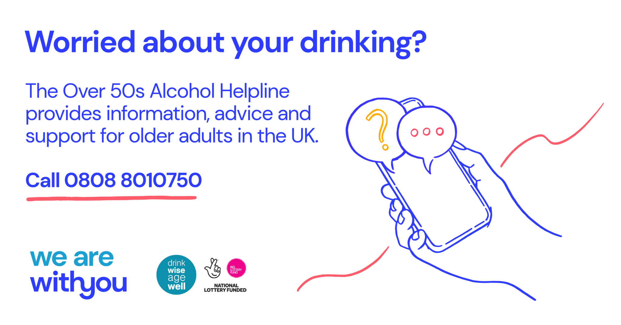 Over 50s Alcohol Helpline - Barod